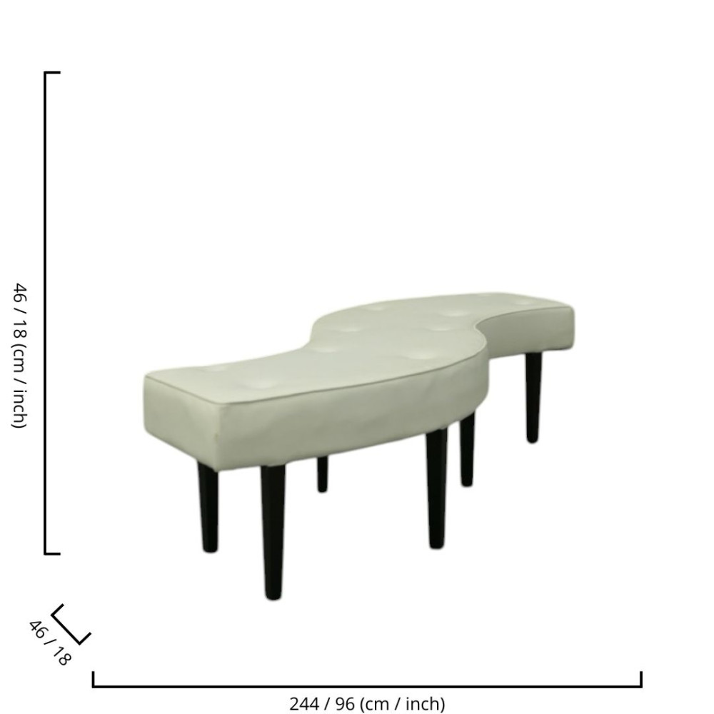 SERPENTINE BENCH